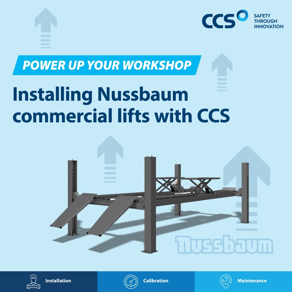 Installing commercial vehicle lifts by Nussbaum with CCS Garage ...