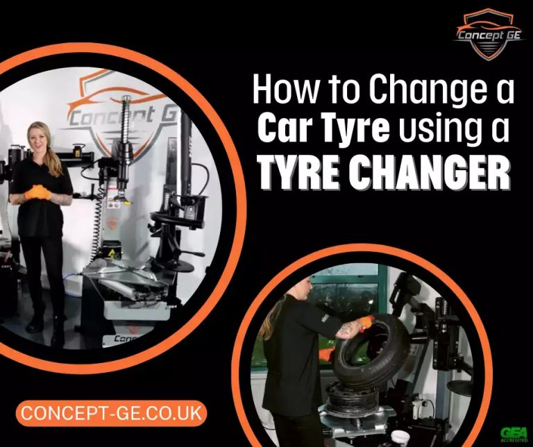 How to Change a Car Tyre using a Tyre Changer - GEA - Garage Equipment ...