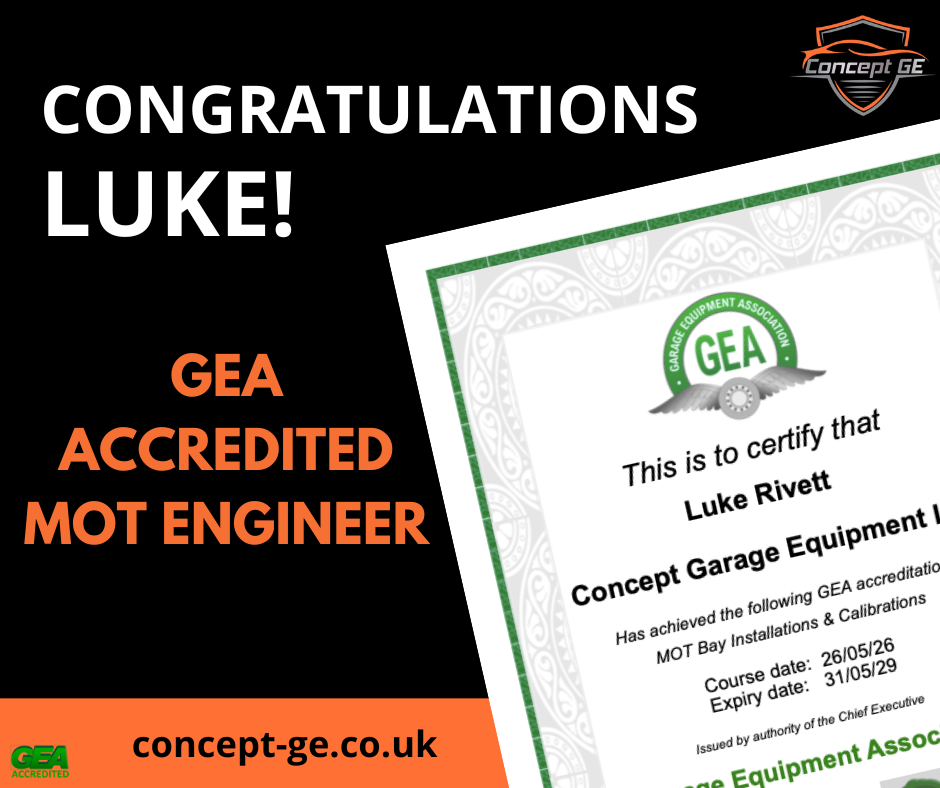 GEA Accredited MOT Engineer Luke - GEA - Garage Equipment Association